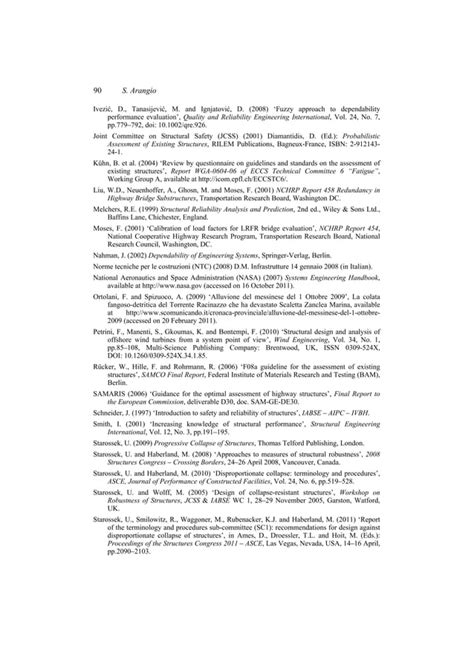 Reliability Based Approach For Structural Design And Assessment Performance Criteria And