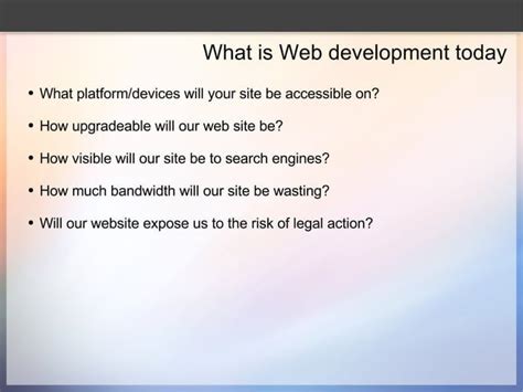 Intro To Web Development Odp Web Development Internet