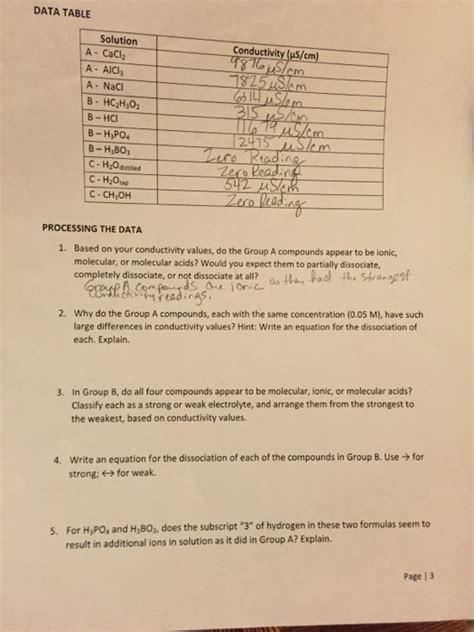 solved based on your conductivity values do the group a