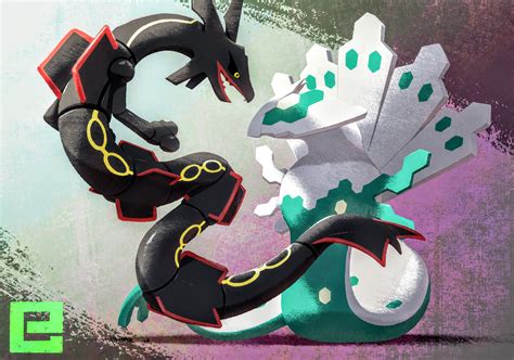 Rayquaza And Zygarde Pokemon Drawn By Ewokakukaede Danbooru