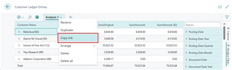 Analyze List Page And Query Data Using Data Analysis Business Central