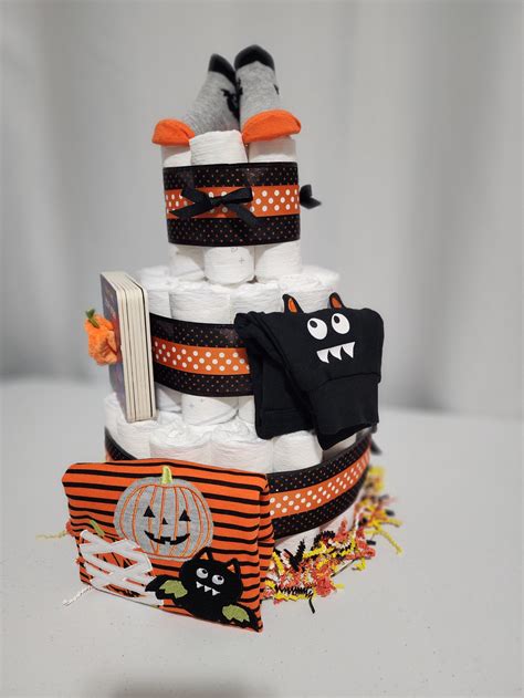 Halloween Diaper Cake