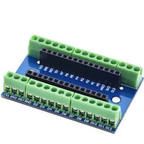Jual Plc Sudah Solder Shield Arduino Nano Io Expansion Sensor Terminal