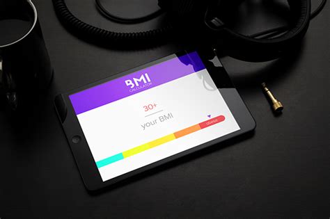 BMI Calculator App Prototype Behance