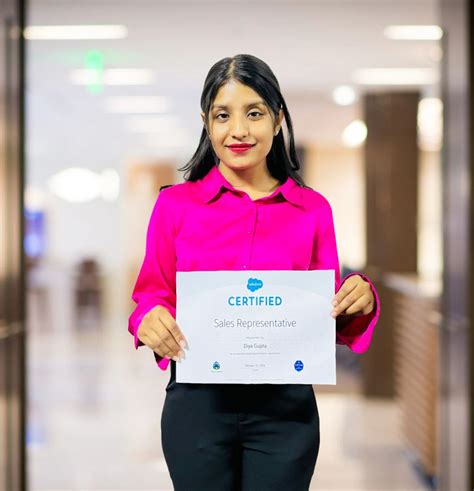 Diya Gupta On Linkedin Salesforce Trailhead Salesforcecertified Salesrepresentative Sales