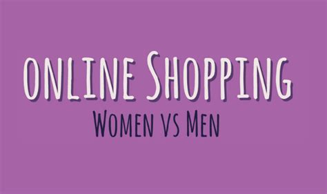 Online Shopping Women Vs Men Infographic Visualistan