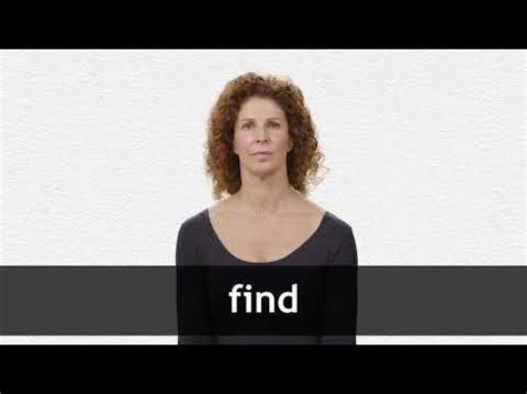 FIND Definition And Meaning Collins English Dictionary