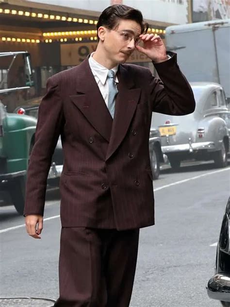 Timothée Chalamet Marty Supreme 2025 Brown Suit Jack And Jackets
