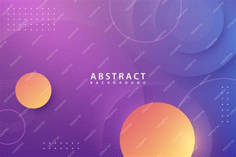 Premium Vector Colorful Gradation Abstract Background With Realistic Circular Patterns And