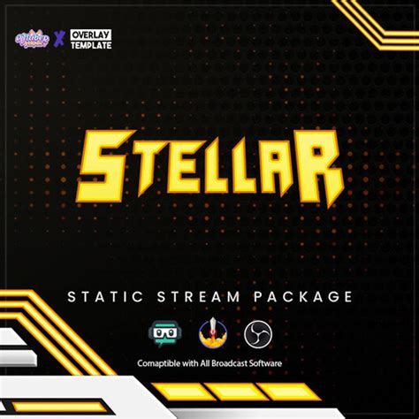 Stella Animated Overlay Package A Celestial Touch For Every Streamer And Gamer Vtubergraphic