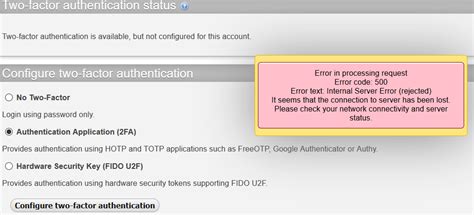 Phpmyadmin 484 Authentication Application 2fa Stack Overflow