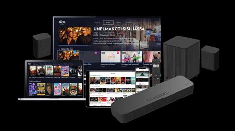 Elisa Toi Myyntiin Soundbariin Rakennetun Viihdeboksin Jota Voi Täydentää Bassokaiuttimella Ja