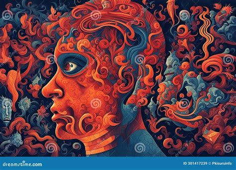 Illustration That Describe The Complex And Enigmatic Realm Of