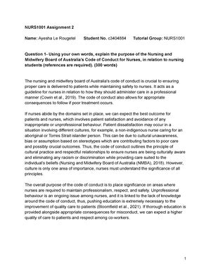 Code Of Conduct For Nurses Code Of Conduct For Nurses Nursing And Midwifery Board Of Australia