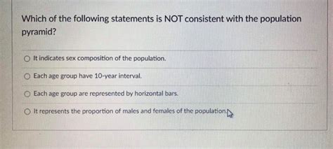 solved which of the following statements is not consistent