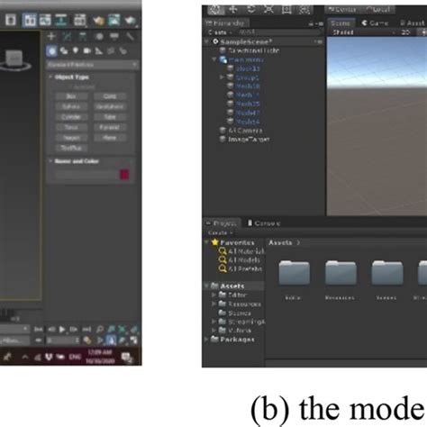 The Models Created In 3ds Max Imported Into Unity Download Scientific