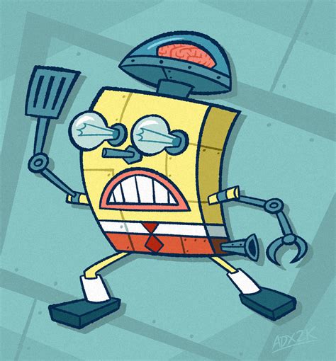 Robot Spongebob By Artdexo2000 On Deviantart