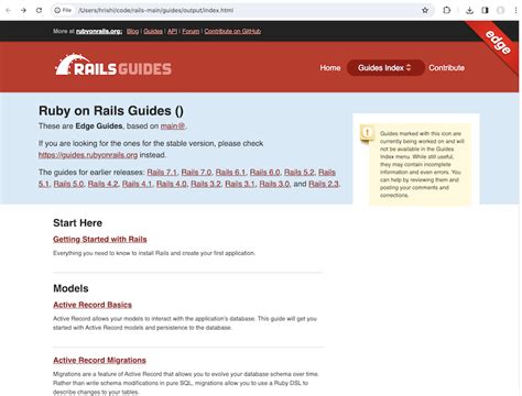 How To Setup Rails Guides For Offline Use Learnetto