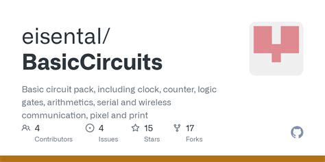 GitHub Eisental BasicCircuits Basic Circuit Pack Including Clock Counter Logic Gates