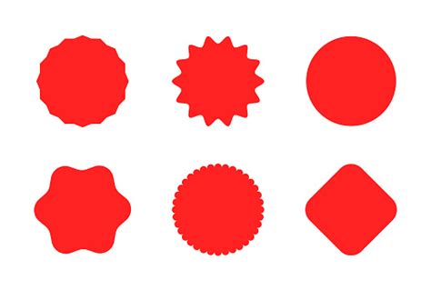 프로모션 판매를위한 스타 버스트 스티커 세트 벡터 배지 모양 디자인 스타 및 라운드 버스트 태그 가격 제공 프로모션 가격에 대한