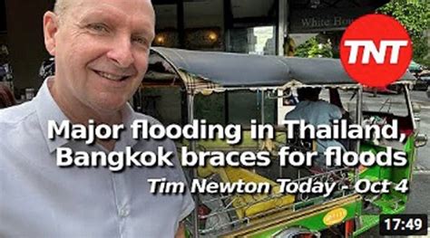 tim newton today oct 4 thailand floods bangkok braces residents