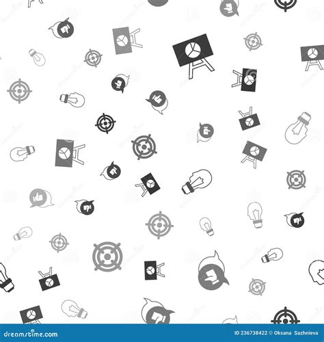 Set Board With Graph Chart Customer Product Rating Light Bulb Concept Of Idea And Target On