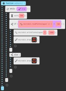 Microbit Moisture Sensor Code Demo Microbit
