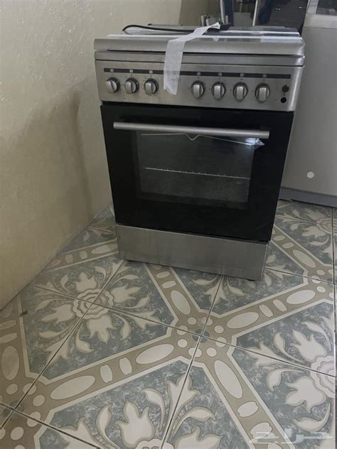 فرن غاز للبيع جديد 4 عيون شواية فوق وتحت موقع حراج