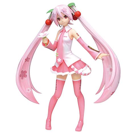 Amazon Com Sega Hatsune Miku Super Premium Action Figure Sakura Miku Toys Games