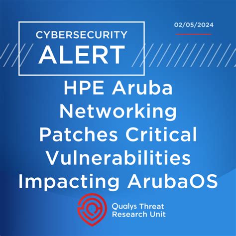 Hpe Aruba Networking Patches Critical Vulnerabilities Impacting Arubaos Cve 2024 26304 Cve