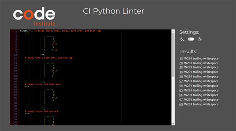 Github Code Institute Submissionshangmangame 1