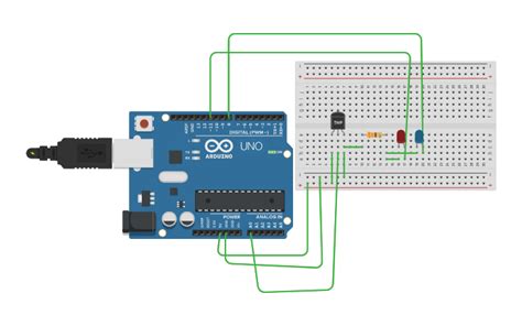 Circuit Design Sensor Tinkercad