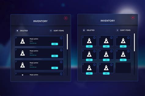 Dark Glowing Flat Gui Ui Kit Over 1200 Png