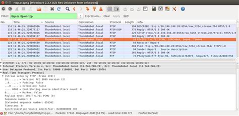 wireshark 抓包分析 rtsp rtp rtcp 基本工作过程 灰信网（软件开发博客聚合）