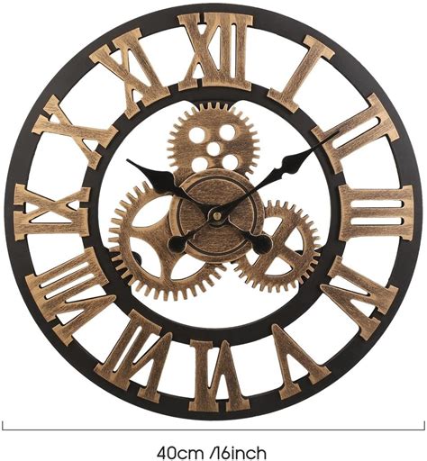 Vintage Clock European Retro Vintage Handmade 3d D Vicedeal