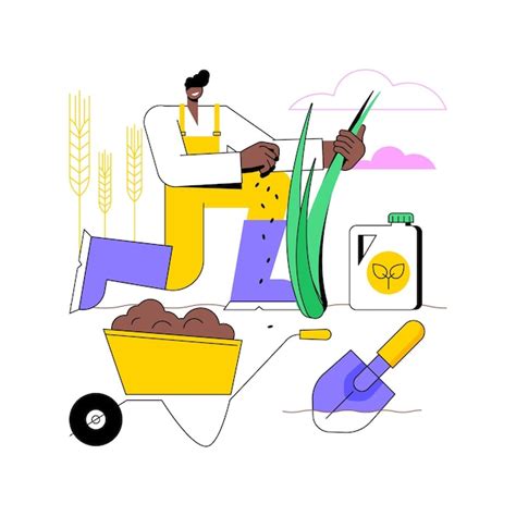 Premium Vector Soil Fertility Abstract Concept Vector Illustration