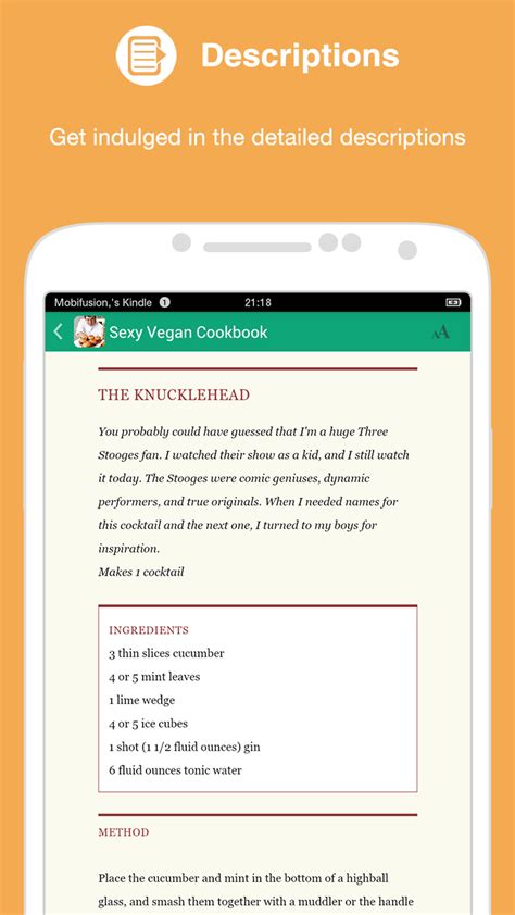 Sexy Vegan Cookbook App On Amazon Appstore
