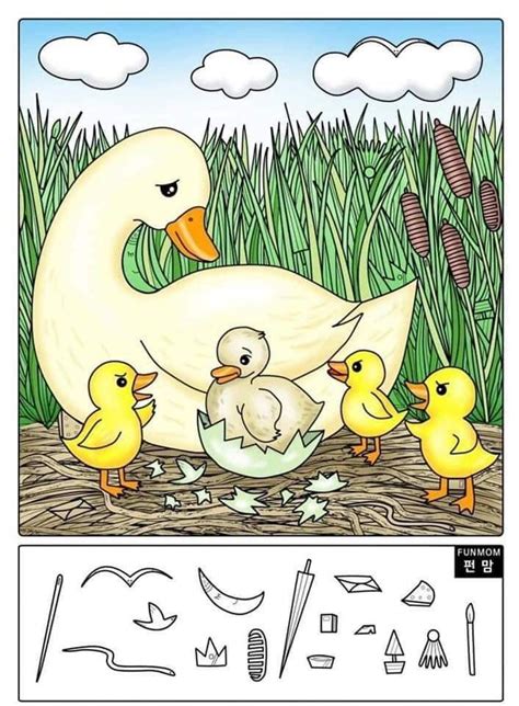eğlenceli etkinlikler ve dikkat testi etkinlikler에 있는 핀 숨은그림찾기 숨은 그림
