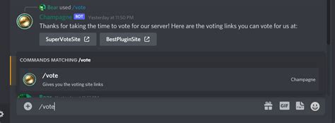 Discord Vote Command Denizen Forum
