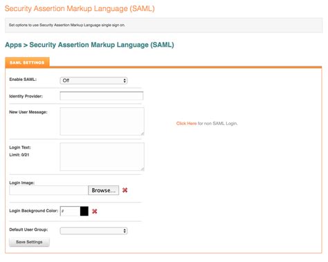 SAML App Tutorial Industry Weapon