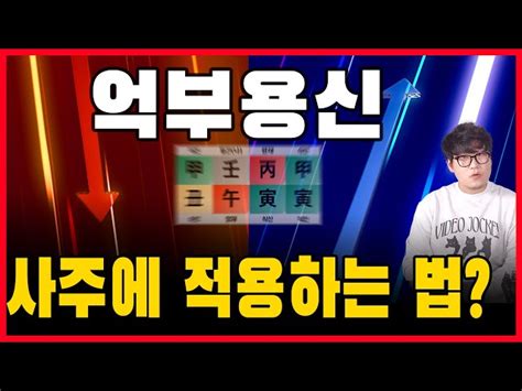 사주 해석시 억부와 중화를 정확히 이해시켜 드리겠습니다