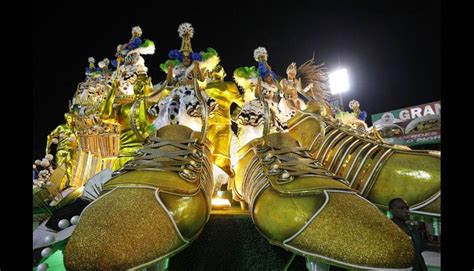 Brasil Impresionantes carros alegóricos en el Carnaval de Río eju tv