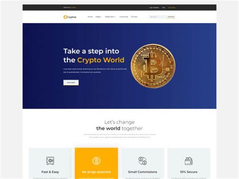 10 Cryptocurrency Html Website Templates Free Download
