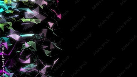 Plexus Technology Network Connation Background Plexus Line Moving On