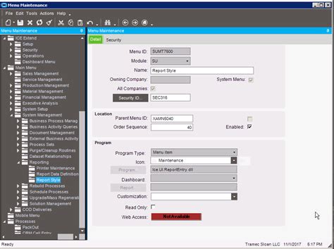 Cannot Access This Menu Item Report Style Epicor ERP 10 Epicor User Help Forum