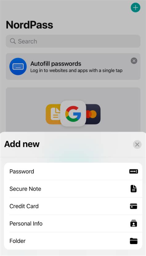using nordpass mobile application nordpass