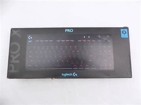 Boxed Like New Logitech Pro Rgb Mechanical Gx Blue Clicky Keyboard Starboard Games