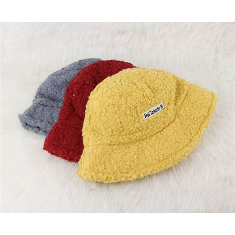 کلاه باکت پشمی ساده باکت تدی Hai