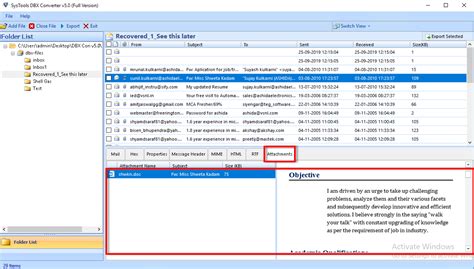 free dbx viewer to open view and read outlook express dbx emails