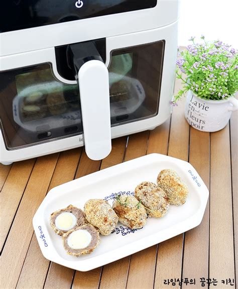 에어프라이기 요리 스카치에그 깐 메추리알 요리 네이버 블로그
